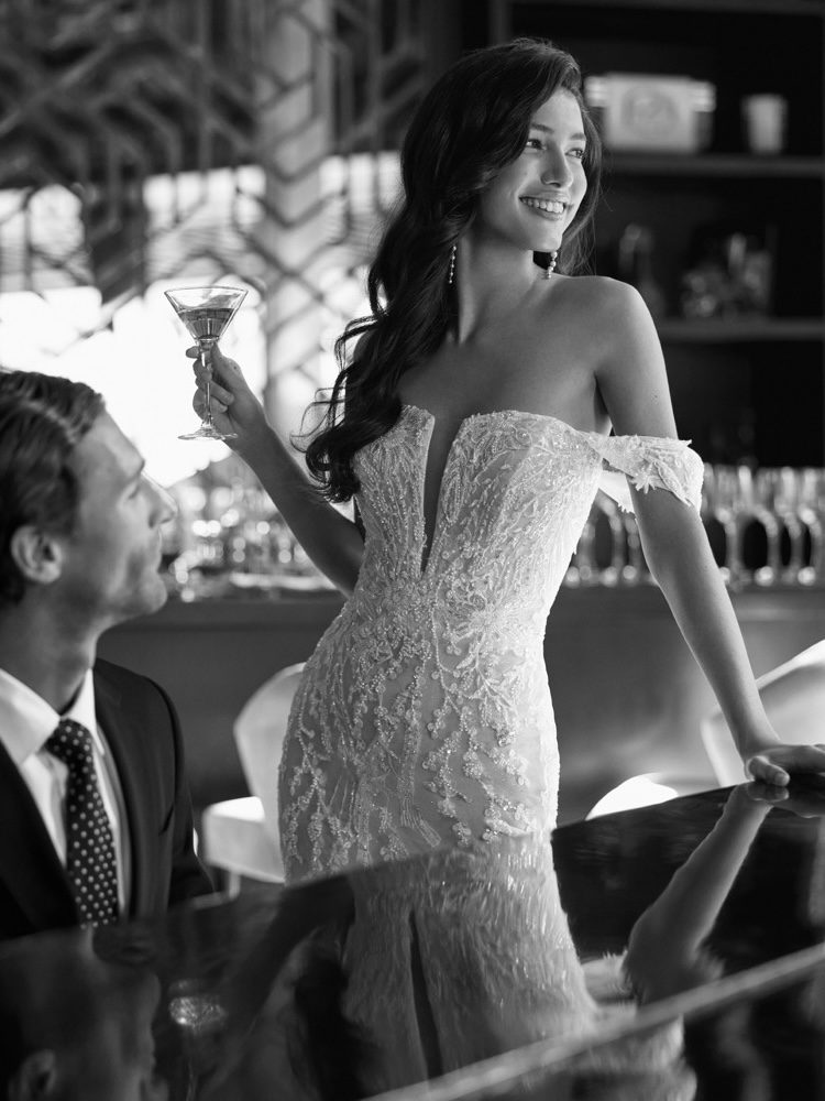 Adriana Alier AMELIA Sparkly Mermaid Wedding Dress Malaysia | Designer ...